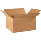 Box Partners Corrugated Boxes 22" x 16" x 10" Kraft 20/Bundle 221610 ...