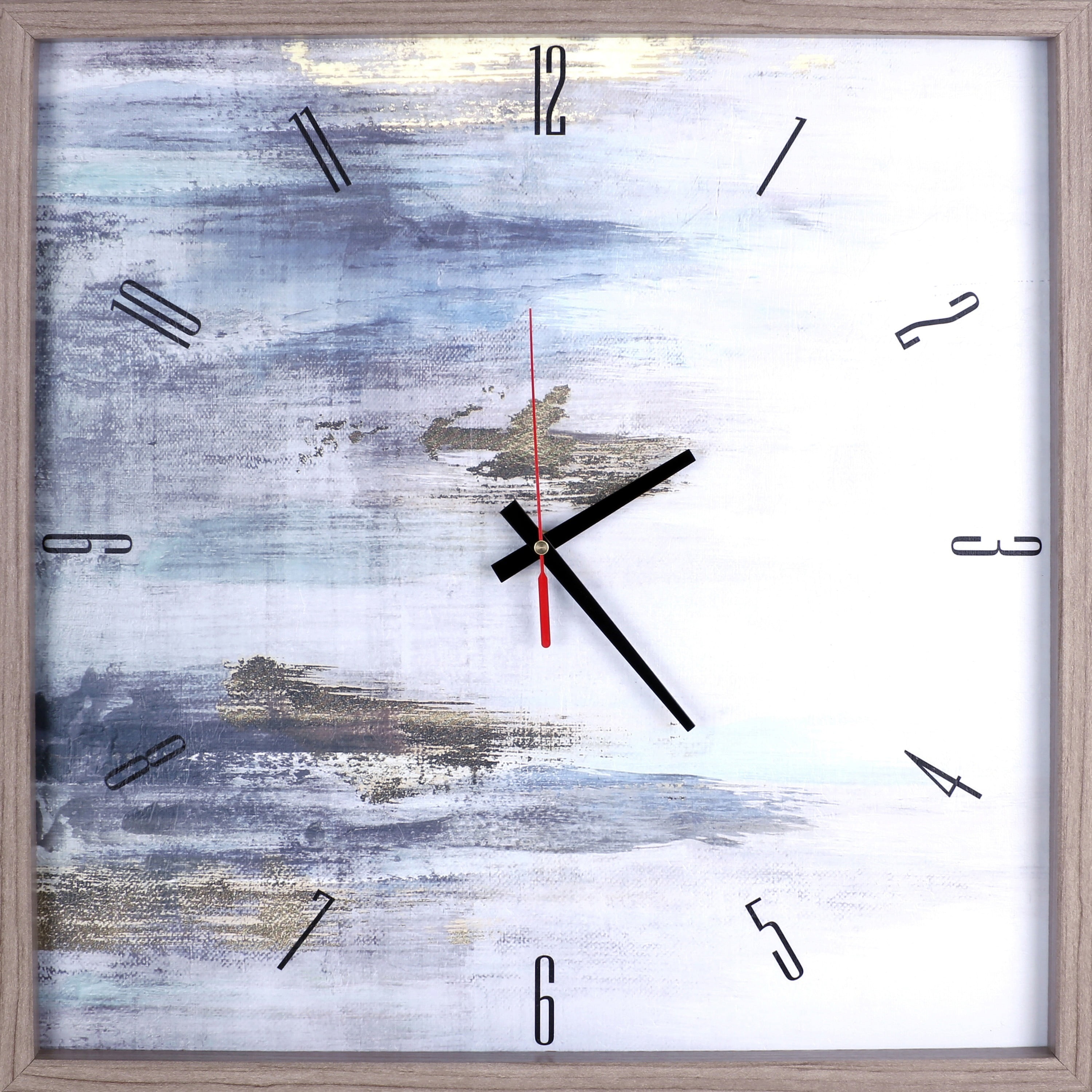 Lorell Abstract Art Clock - Walmart.com