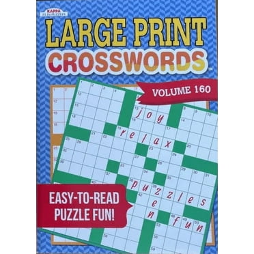 Variety Savings 5-Pack 450+ Travel-Size Crosswords, Large Print ...
