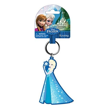 PVC Key Chain - Disney Frozen - Snow Queen Elsa Soft Touch Keyring ...