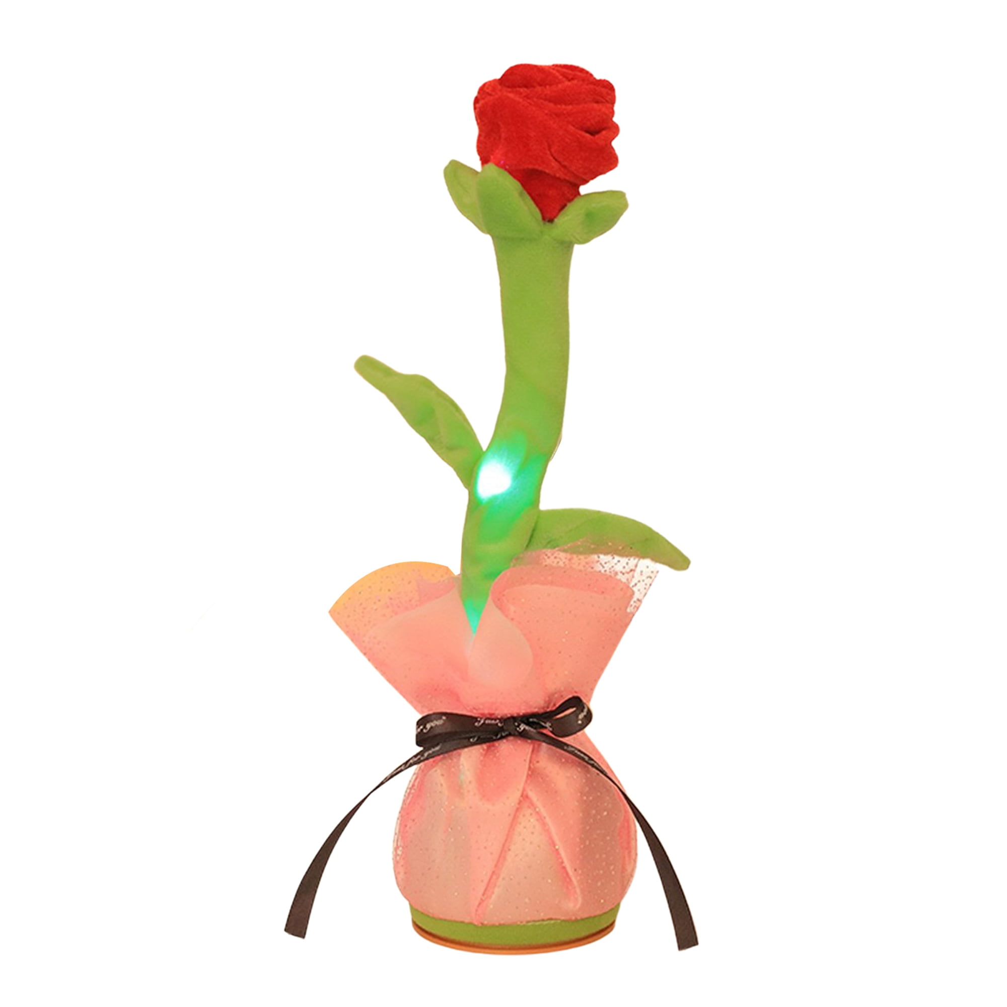 FAROOT Multifunctional Dancing Rose Electronic Toys Plush Doll Desktop ...