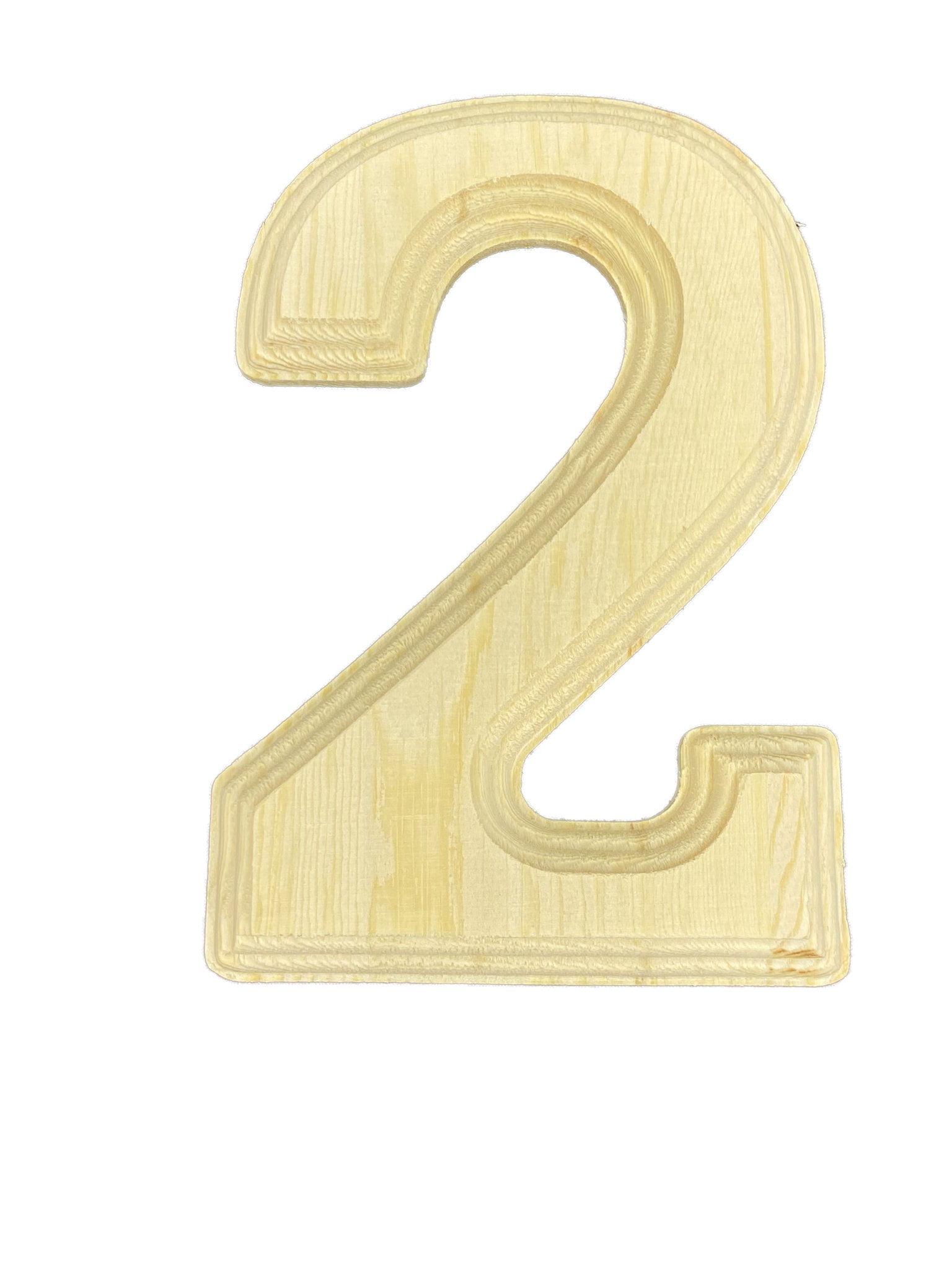 Crafts Central Pine Wood Beveled Wooden Numbers for Arts & Crafts ...