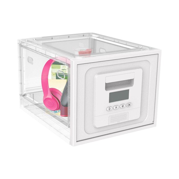 fastboy Lockable Storage Container Transparent Tablet Locked Box ...
