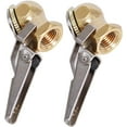 OTTULUR 2× Brass Lock On Tire Inflator Locking Air Chuck Air Hose ...