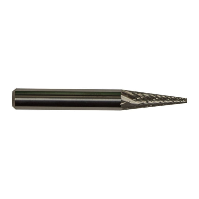 SM-2 Cone Pointed End Carbide Burr Die Grinder Bit Double Cut - Walmart.com