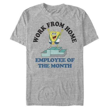 Nickelodeon Big & Tall Spongebob Squarepants Employee of The Month Men ...