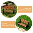 Masteelf Miniature Park Bench Set for Decoration Versatile Mini ...