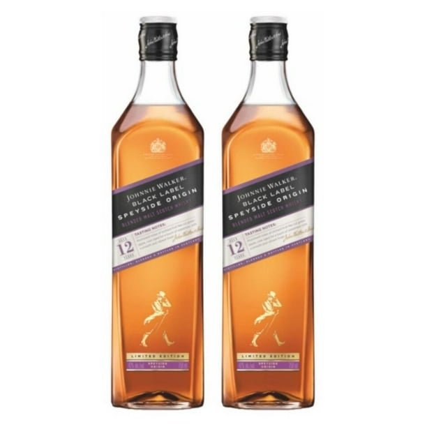 Pack de 2 Whisky Johnnie Walker Black 12 A Speyside O 700 ml Johnnie Walker Black 12 A Speyside ...