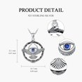 Egyptian Necklace 925 Sterling Silver Ankh Eye of Horus Anubis ...