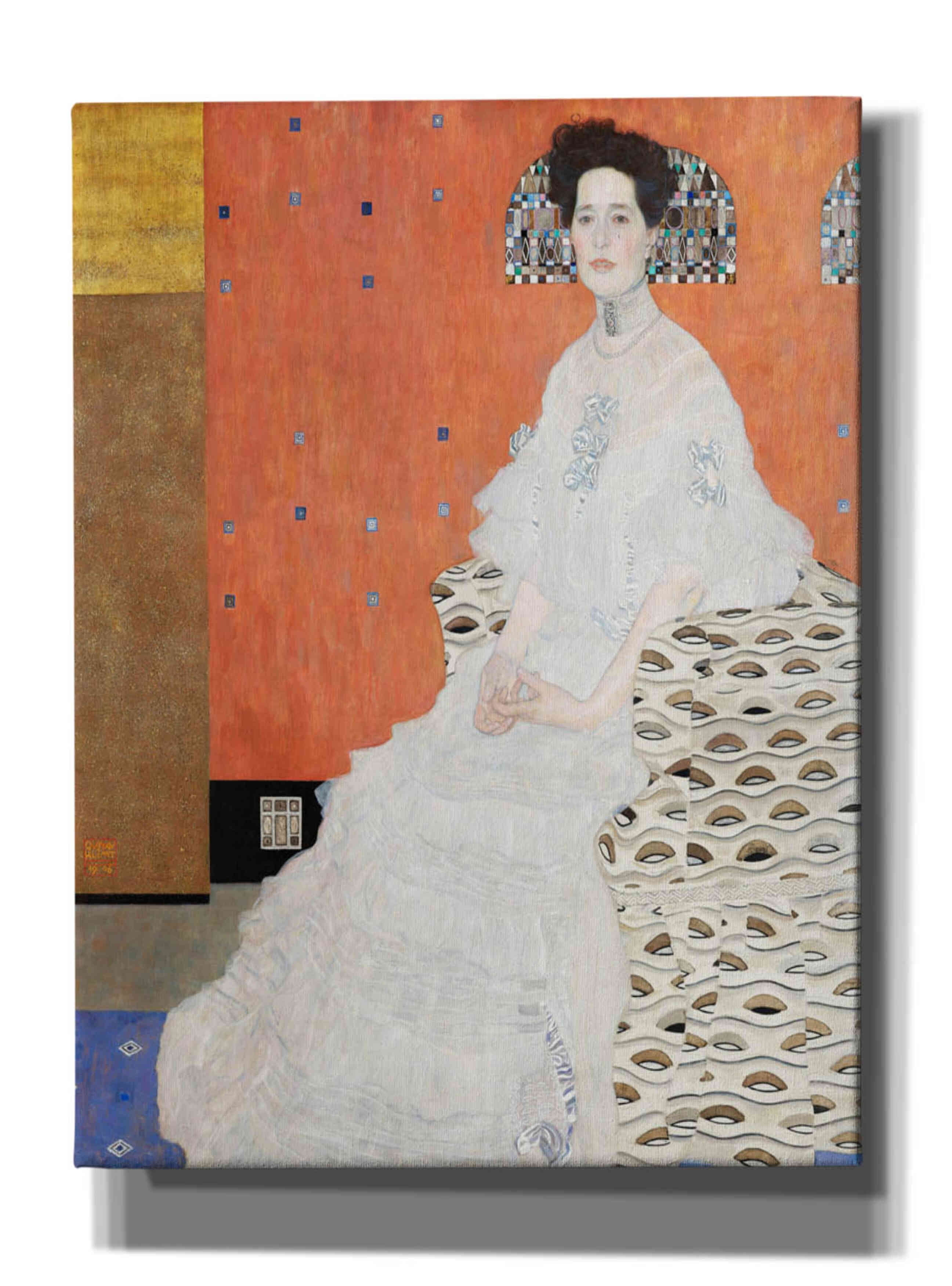 Epic Graffiti 'Fritza Riedler' by Gustav Klimt, Canvas Wall Art, 40"x54 ...