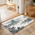 2x3 Ft Entryway Area Rug, Vintage Chinese Ink Kitchen Rug Runner ...
