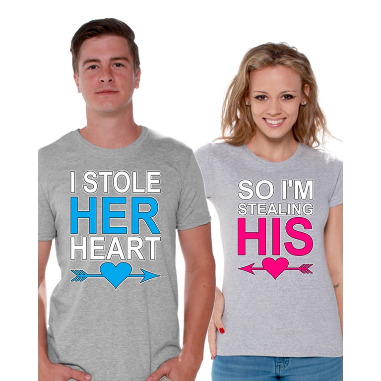 Cute Matching Boyfriend And Girlfriend Shirts