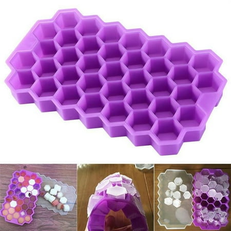 Ice Mould Silicone DIY Pudding Jelly Cube Tray 37 silicone ice tray ...