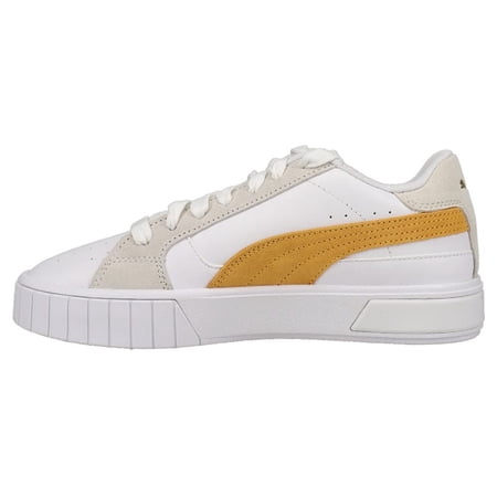 PUMA Cali Star Women's Sneakers in White/Mineral Yellow/Vaporous Grey ...