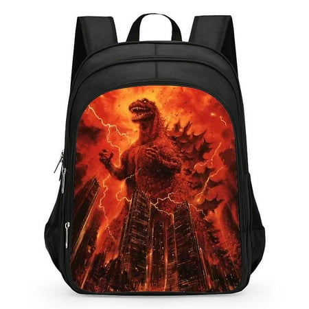 Godzilla Print School Bag Kids Waterproof Backpack | Walmart Canada