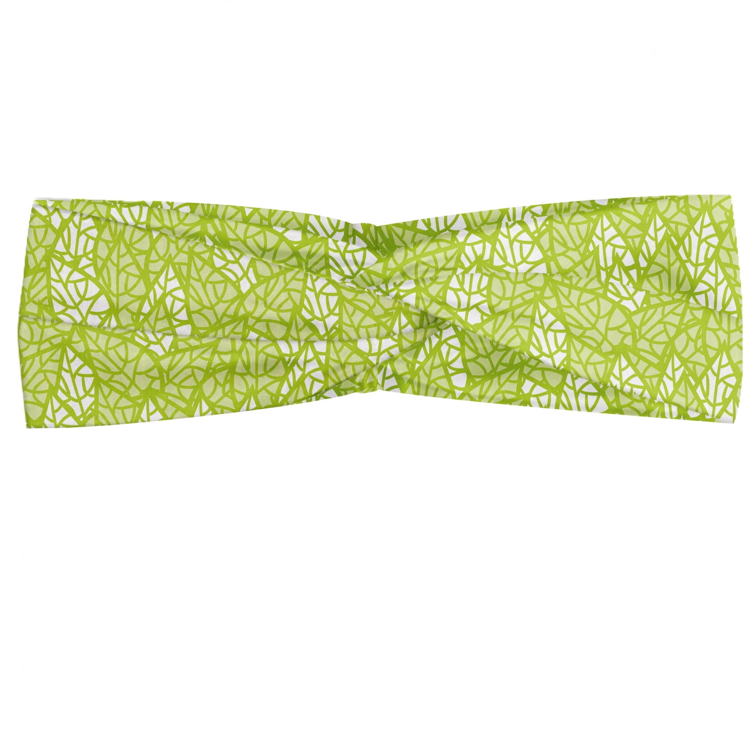 Leaf Headband, Pattern with Leaves in the Springtime Greenery Bushes ...