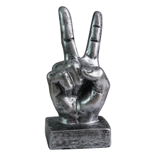Finger Gesture Statues,Hand Sculpture Decor,Finger Statue Resin Desk ...