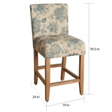 HomePop 24" Classic Parsons Counter Stool, Multiple Colors - Walmart.com