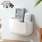 TSV Remote Control Holder Wall Mount Storage Box, Adihesive Phone ...
