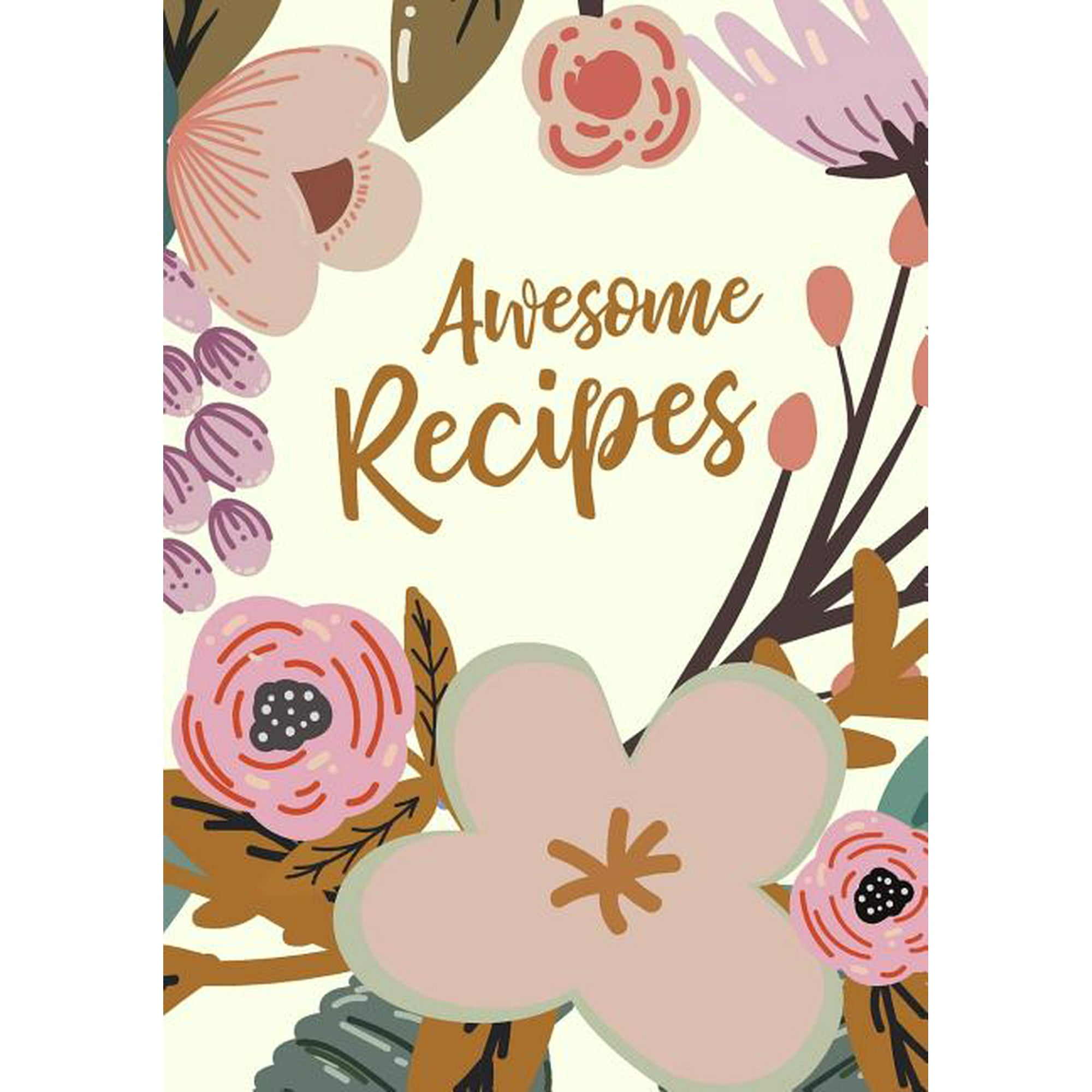 Blank Cookbook Cover Design