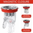 2 Pack Anti-Odor Floor Drain Core, Magnetic Shower Drain Plug, Prevent ...