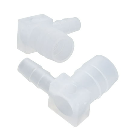 L Type Pipe Connector, 10Pcs PP Plastic Hose Joints, Barb Reducer ...
