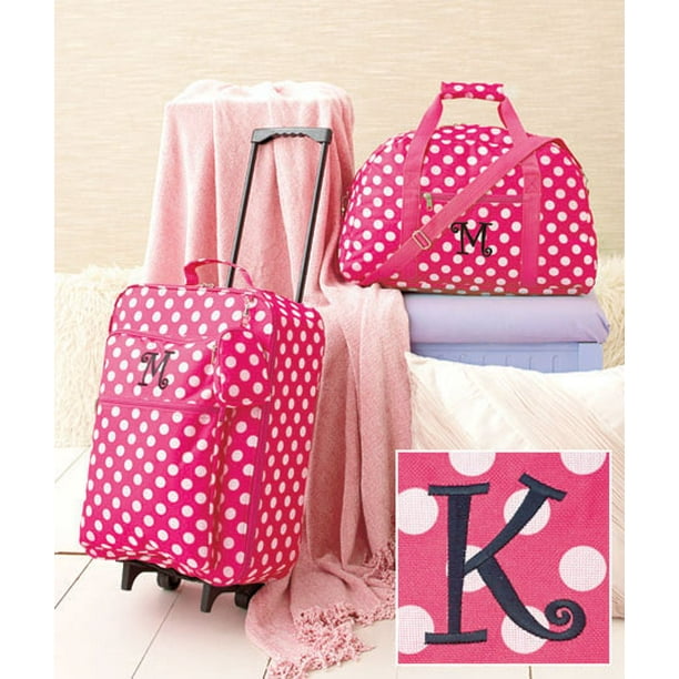 Bigbolo - 3-Pc. Girls' Monogram Luggage Sets-K - Walmart.com - Walmart.com