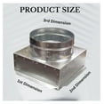 HVAC Plenum Ceiling Box 6X6 with Your Choice of Round Complete with ...