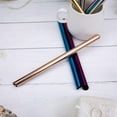 Reusable Metal Boba Smoothies Drinking Straws 0.5'' Extra Wide for ...