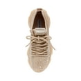 Steve Madden Maxima Blush Multi Rhinestone Lace Up Mid Top Boyfriend ...
