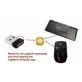 Logitech USB Unifying Receiver Dongle, Wireless 2.4 GHz, 5 Pack for ...
