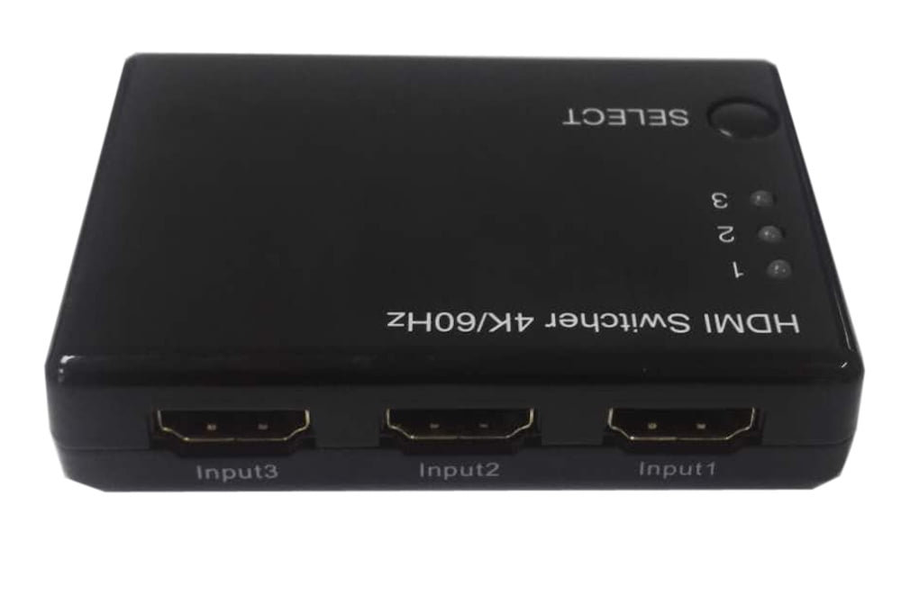 3 IN/1 OUT HDMI Switch AUTO-SELECT, 4Kx2K@60Hz / 4:4:4 / HDCP2.2 ...
