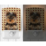 Fall Yorkie Puppy / Yorkshire Terrier Ceramic Night Light - Walmart.com