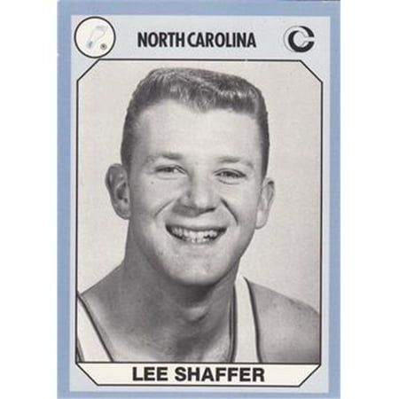 Lee Shaffer Basketball Card (North Carolina) 1990 Collegiate Collection ...