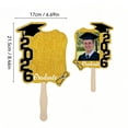 24 Pcs Personalized Graduation Fans Custom Photo Cutout Face Fans with ...