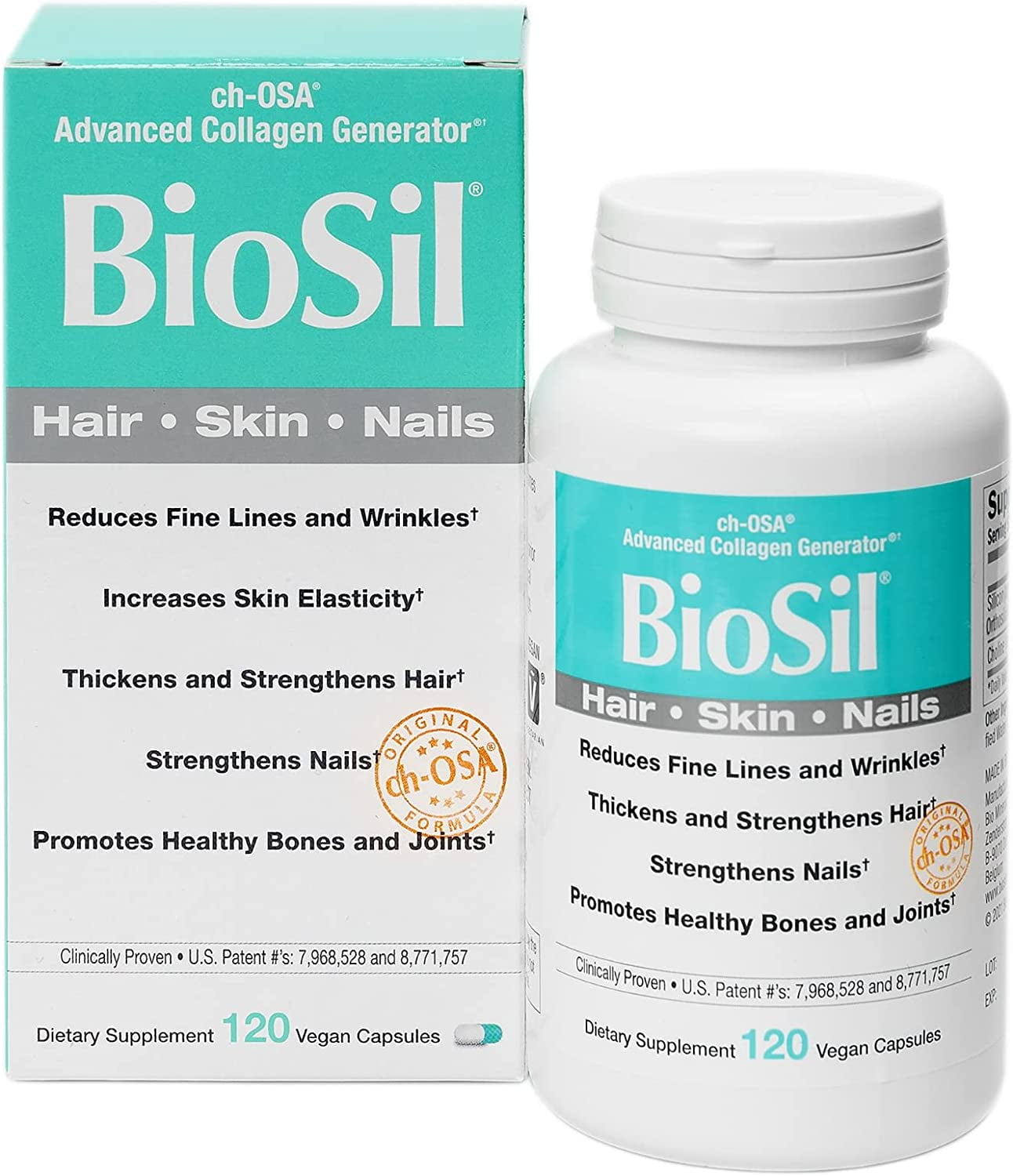 Buy BioSil Advanced Collagen Generator Pills - Patented & Clinically ...