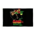 Black History Month Flag Vivid Color and Fade Proof African Americans ...