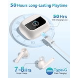 Wireless Earbuds Bluetooth Headphones, Ear Buds with Touch Screen, ANC ...