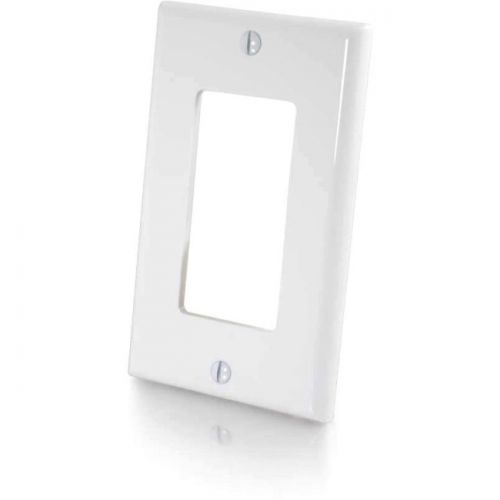 C2G Leviton Decora Single Gang Wall Plate-White | Walmart Canada