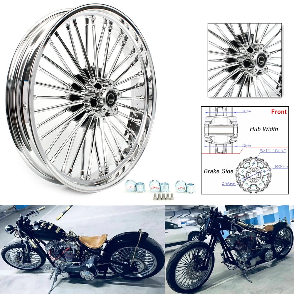 21x3.5 Fat Spoke Front Wheel Rim for Harley Softail Fatboy Night Train ...