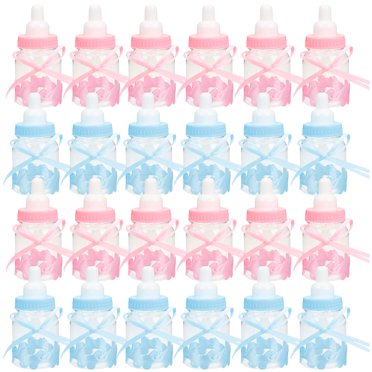 12Pcs Mini Plastic Candy Chocolate Bottles for Baby Shower Party Favors ...