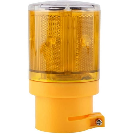 Solar Emergency Warning Light, Flashing LED Warning Signal Light Solar ...