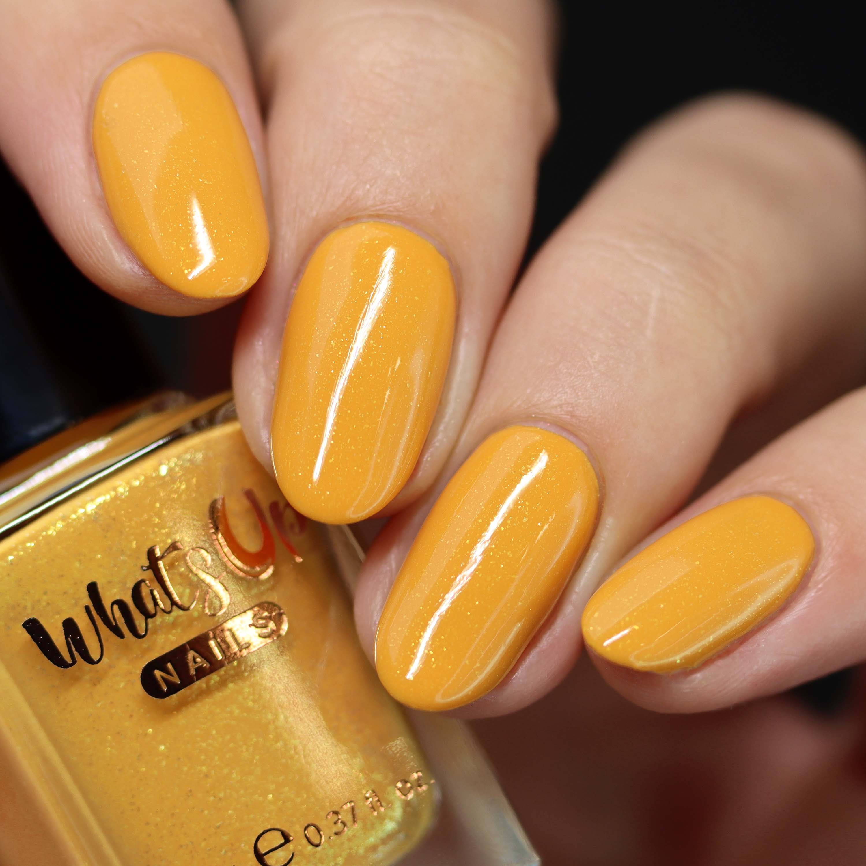Yellow Nail Polish Bottle
