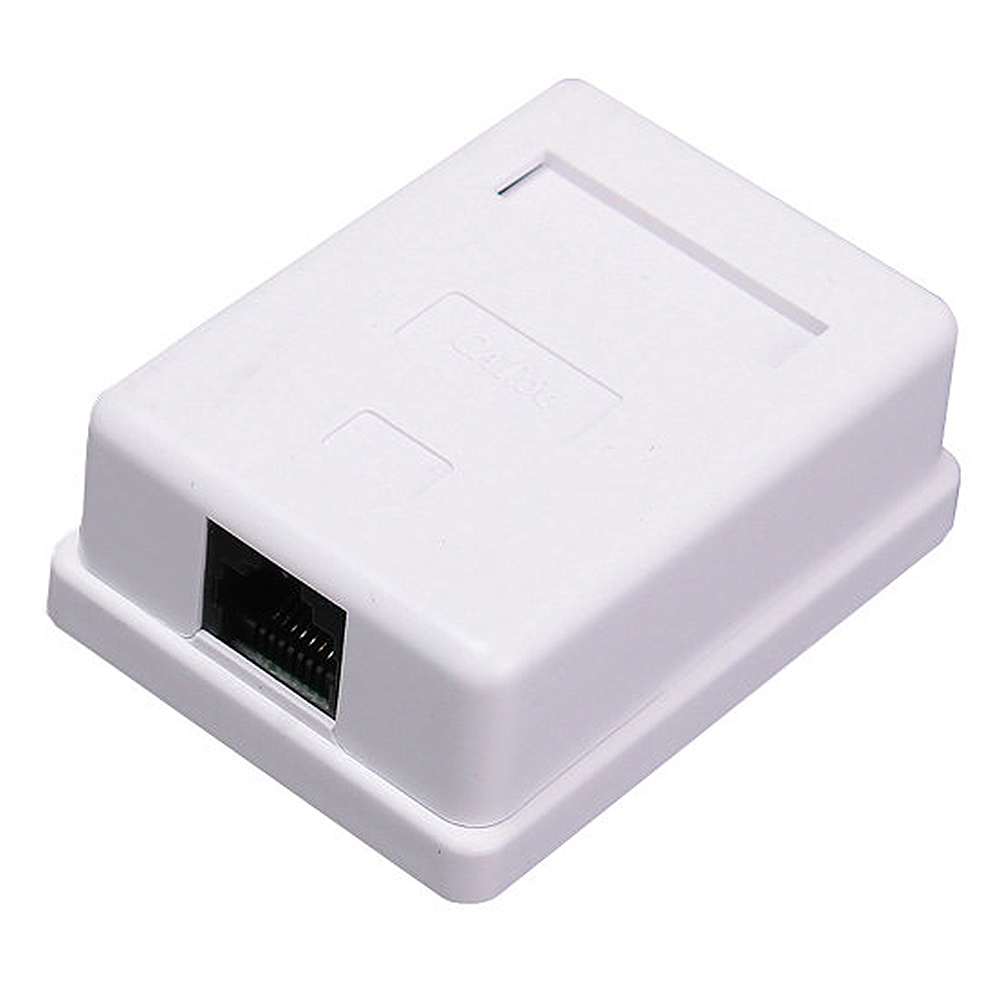 RJ45 Unshielded Single Port Box Network Connector Information Module ...