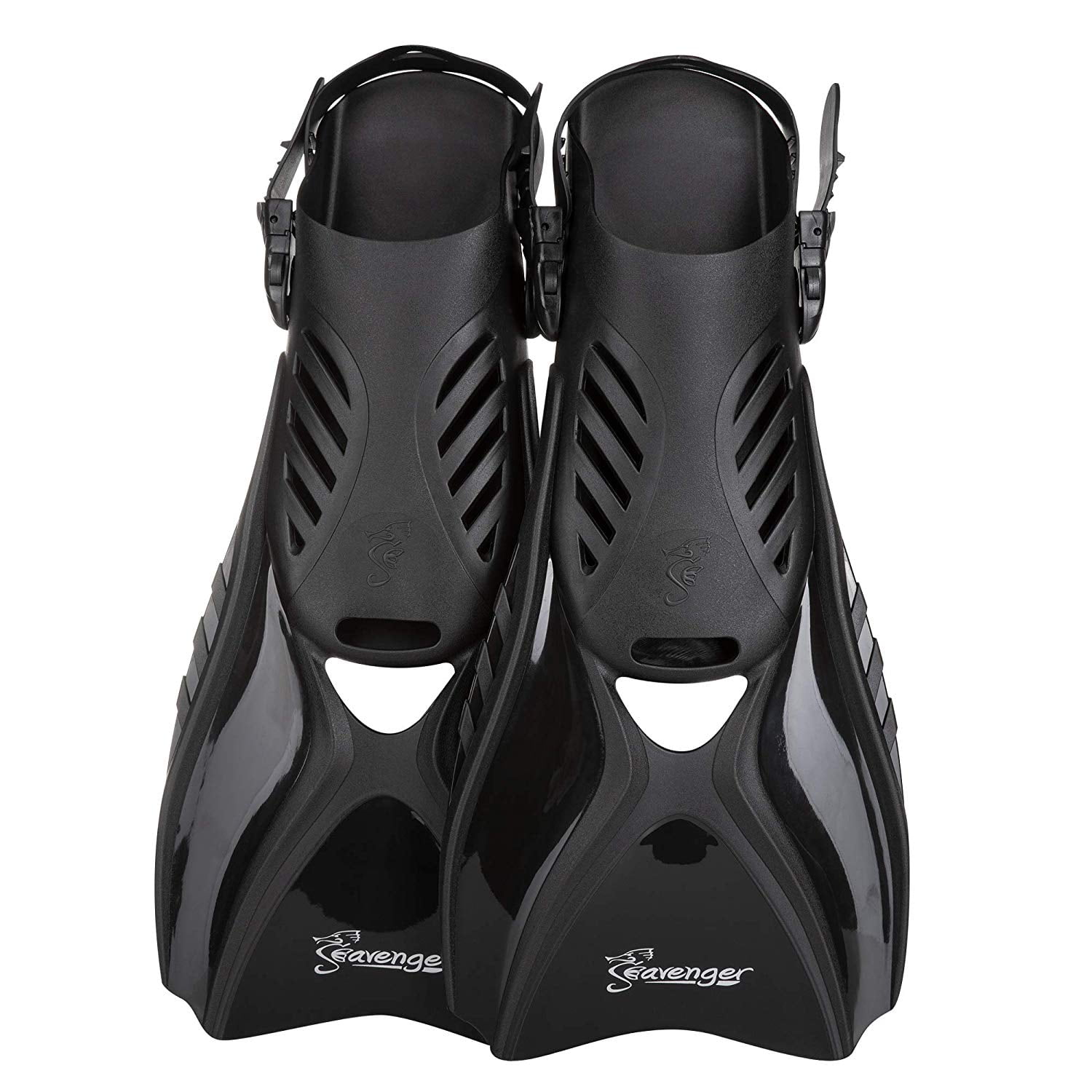 Seavenger Voyager Snorkeling Fins / Flippers (Black, Large) - Walmart.com
