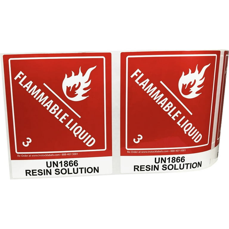 Flammable Liquids Label