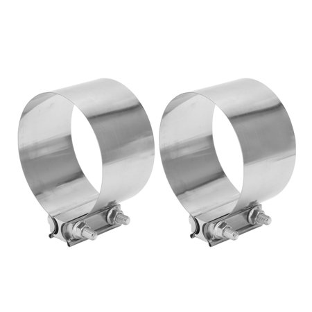 Exhaust Pipe Clamp,2Pcs Exhaust Pipe Clamp Car Exhaust Clamp Exhaust ...