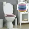 8 Pcs Toilet Seat Cover Washable for Bathroom Elongated Toilet Seat ...