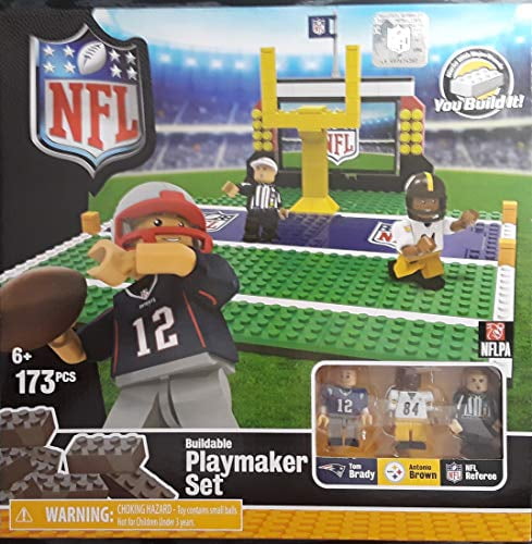 OYO Sports NFL Buildable Playmaker Building Set - Tom Brady, Antonio ...