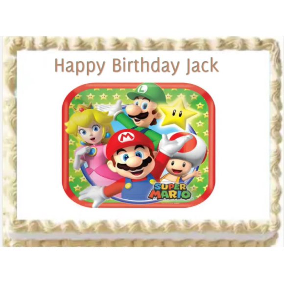 Super Mario Brothers Birthday Cakes
